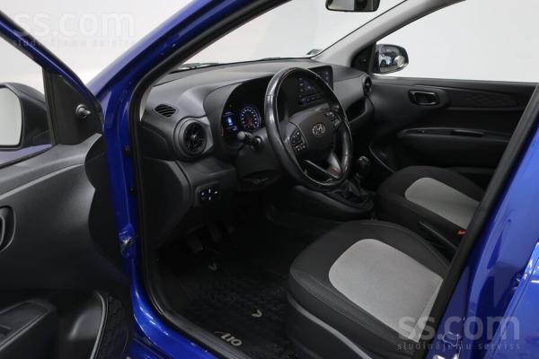 Zils Hyundai i10 2022 Rīga, ar dzinēja tilpumu 1.00 L un nobraukumu 44 tūkst. km par 9290 €, foto 8 vietnē AUTOMOTO.COM.LV