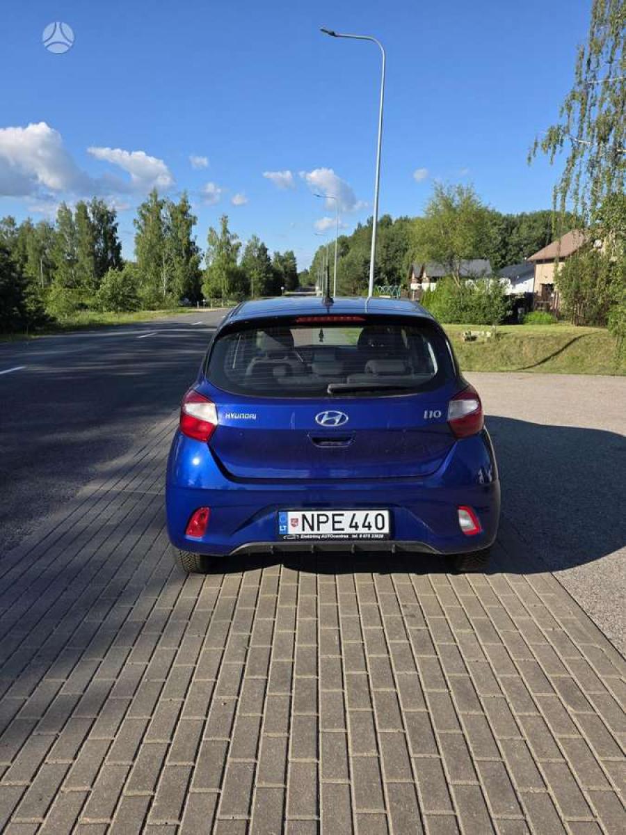 Zils Hyundai i10 2022 Elektrėnai, ar dzinēja tilpumu 1.00 L un nobraukumu 146 tūkst. km par 6950 €, foto 4 vietnē AUTOMOTO.COM.LV