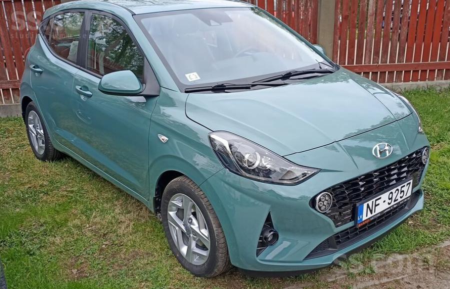 Zaļš Hyundai i10 2022 Rīga, ar dzinēja tilpumu 1.20 L un nobraukumu 6 tūkst. km par 11700 €, foto 3 vietnē AUTOMOTO.COM.LV