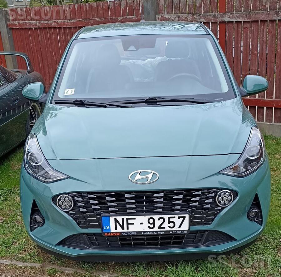 Zaļš Hyundai i10 2022 Rīga, ar dzinēja tilpumu 1.20 L un nobraukumu 6 tūkst. km par 11700 €, foto 4 vietnē AUTOMOTO.COM.LV