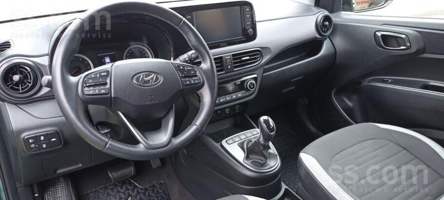 Zaļš Hyundai i10 2022 Rīga, ar dzinēja tilpumu 1.20 L un nobraukumu 6 tūkst. km par 11700 €, foto 7 vietnē AUTOMOTO.COM.LV
