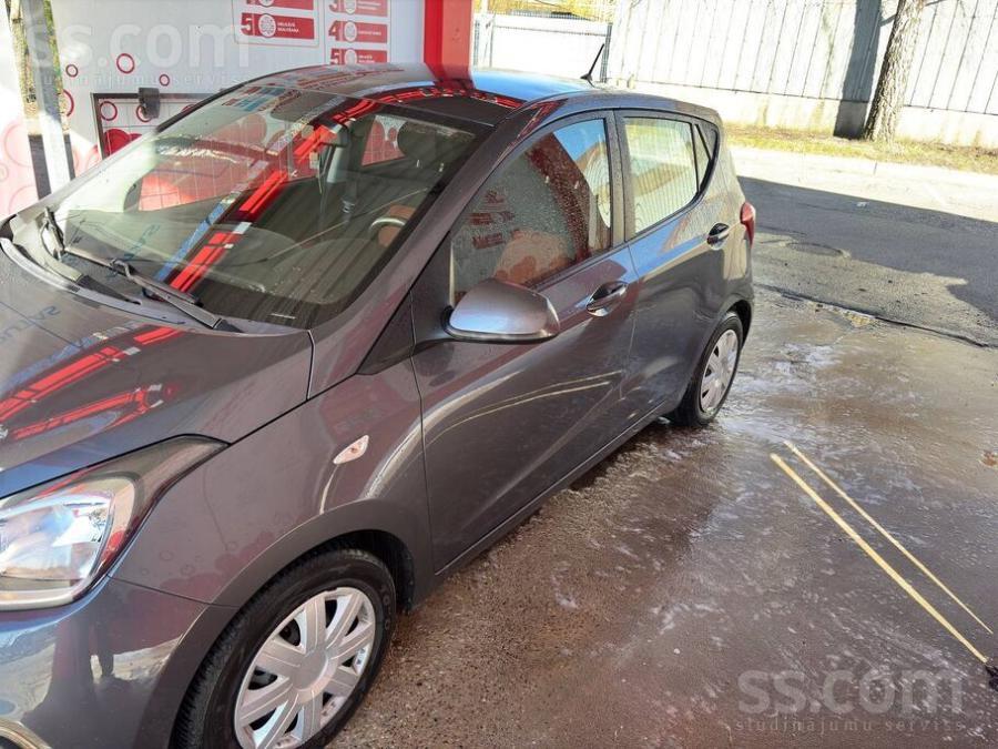Pelēks Hyundai i10 2014 Rīga, ar dzinēja tilpumu 1.00 L un nobraukumu 155 tūkst. km par 3800 €, foto 6 vietnē AUTOMOTO.COM.LV