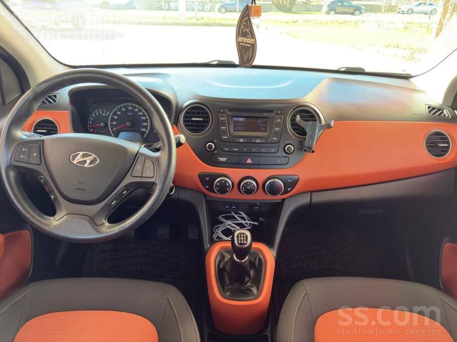 Pelēks Hyundai i10 2014 Rīga, ar dzinēja tilpumu 1.00 L un nobraukumu 155 tūkst. km par 3800 €, foto 8 vietnē AUTOMOTO.COM.LV