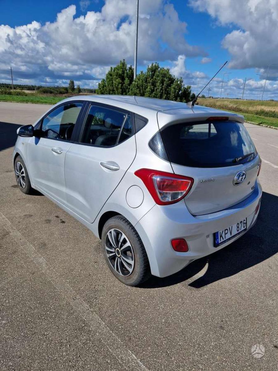 Pelēks Hyundai i10 2015 Kuršėnai, ar dzinēja tilpumu 1.25 L un nobraukumu 118 tūkst. km par 3900 €, foto 7 vietnē AUTOMOTO.COM.LV