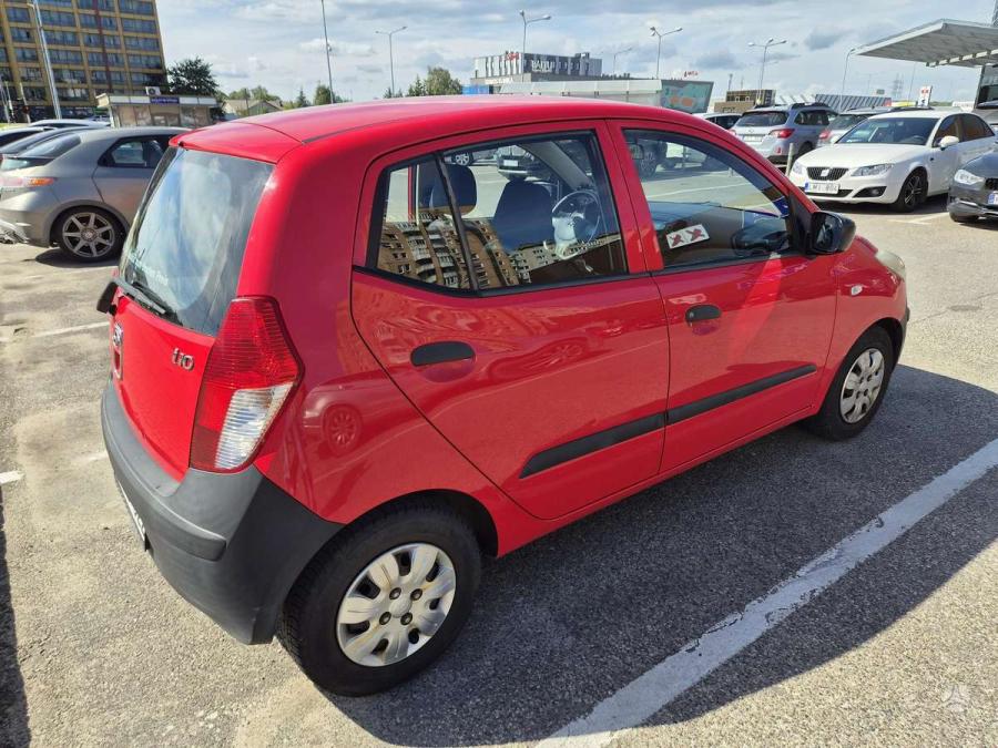 Sarkans Hyundai i10 2010 Kauņa, ar dzinēja tilpumu 1.09 L un nobraukumu 159 tūkst. km par 2500 €, foto 4 vietnē AUTOMOTO.COM.LV