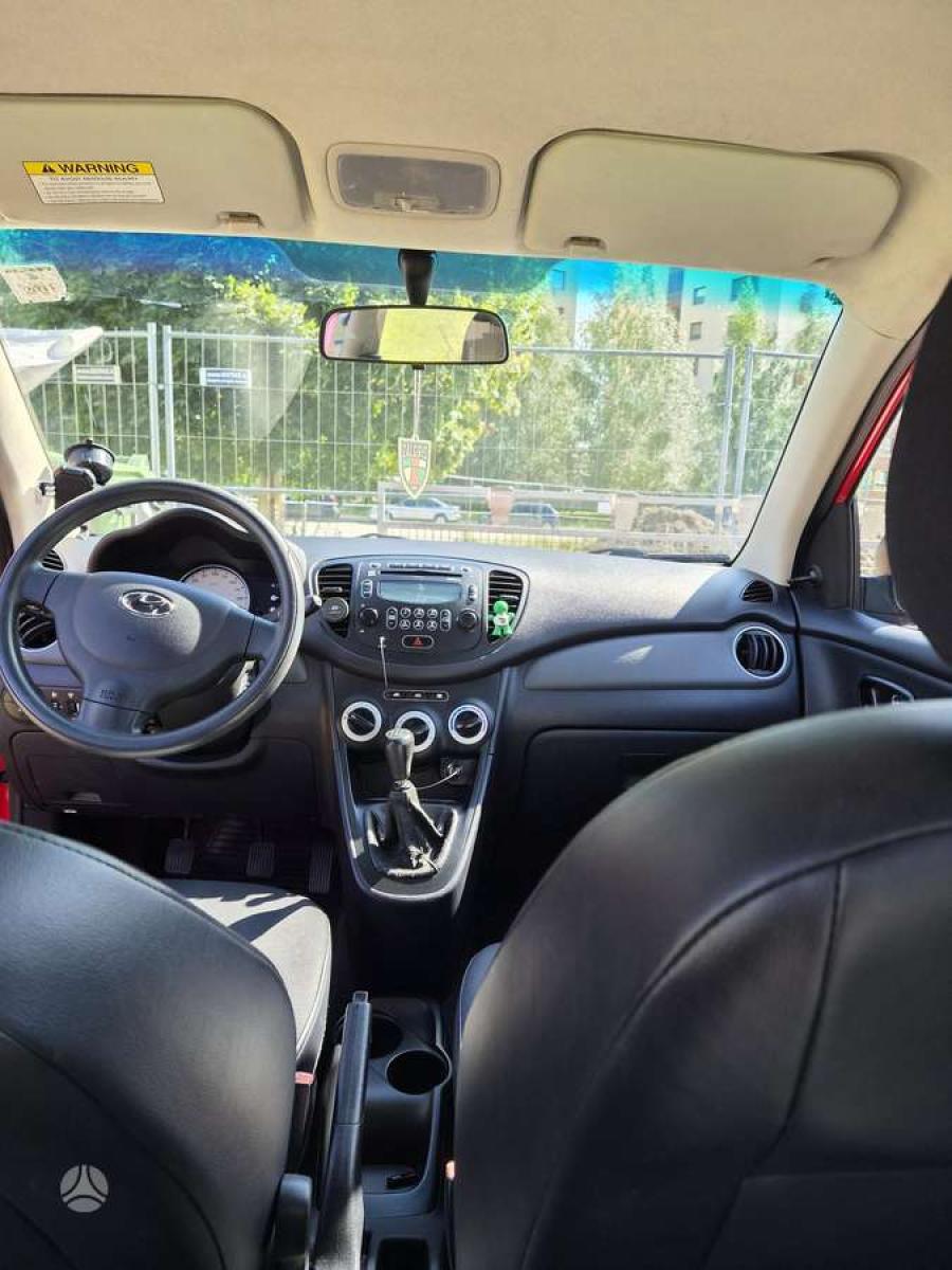 Sarkans Hyundai i10 2010 Kauņa, ar dzinēja tilpumu 1.09 L un nobraukumu 159 tūkst. km par 2500 €, foto 8 vietnē AUTOMOTO.COM.LV