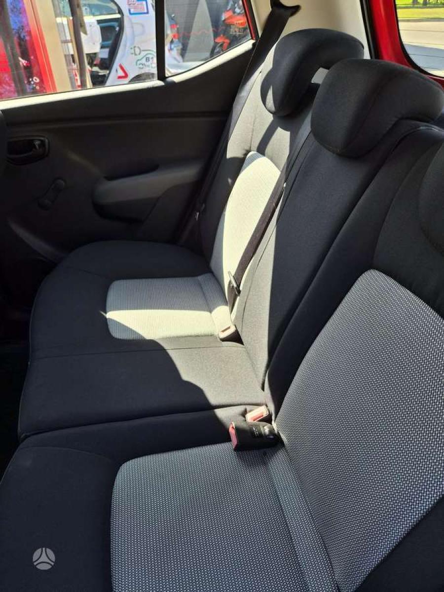 Sarkans Hyundai i10 2010 Kauņa, ar dzinēja tilpumu 1.09 L un nobraukumu 159 tūkst. km par 2500 €, foto 12 vietnē AUTOMOTO.COM.LV