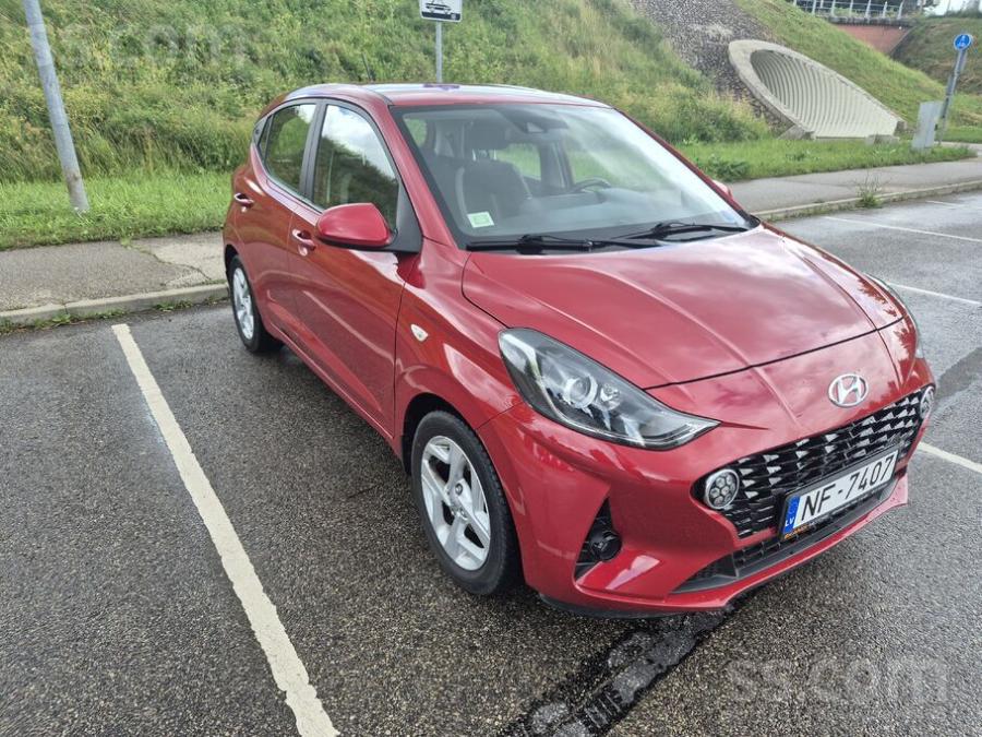 Sarkans Hyundai i10 2022 Daugavpils, ar dzinēja tilpumu 1.20 L un nobraukumu 19 tūkst. km par 12000 €, foto 1 vietnē AUTOMOTO.COM.LV