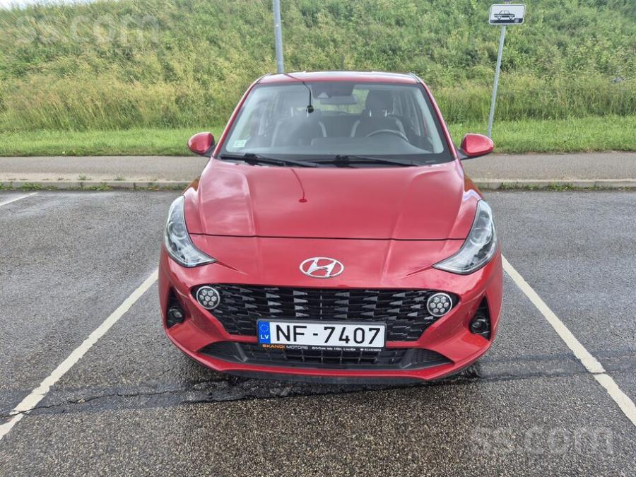 Sarkans Hyundai i10 2022 Daugavpils, ar dzinēja tilpumu 1.20 L un nobraukumu 19 tūkst. km par 12000 €, foto 3 vietnē AUTOMOTO.COM.LV