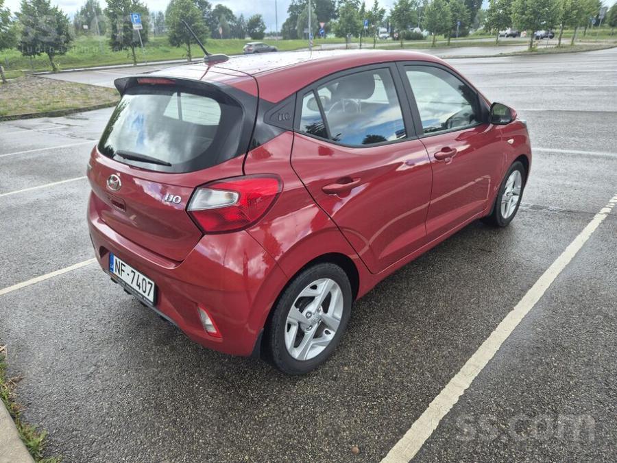 Sarkans Hyundai i10 2022 Daugavpils, ar dzinēja tilpumu 1.20 L un nobraukumu 19 tūkst. km par 12000 €, foto 5 vietnē AUTOMOTO.COM.LV