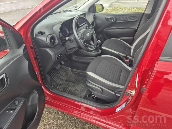 Sarkans Hyundai i10 2022 Daugavpils, ar dzinēja tilpumu 1.20 L un nobraukumu 19 tūkst. km par 12000 €, foto 5 vietnē AUTOMOTO.COM.LV
