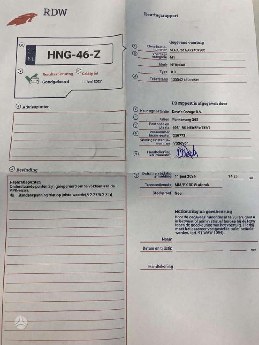Белый Хендай и10 2015 в Каунас, объемом двигателя 1.00 л и пробегом 137 тыс. км за 3300 €, фото 18 на AUTOMOTO.COM.LV