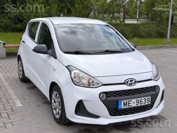 White Hyundai i10 2019 in Jelgava, with an engine capacity of 1.00 L and mileage of 183 thousand km for 4500 €, photo 1 on AUTOMOTO.COM.LV