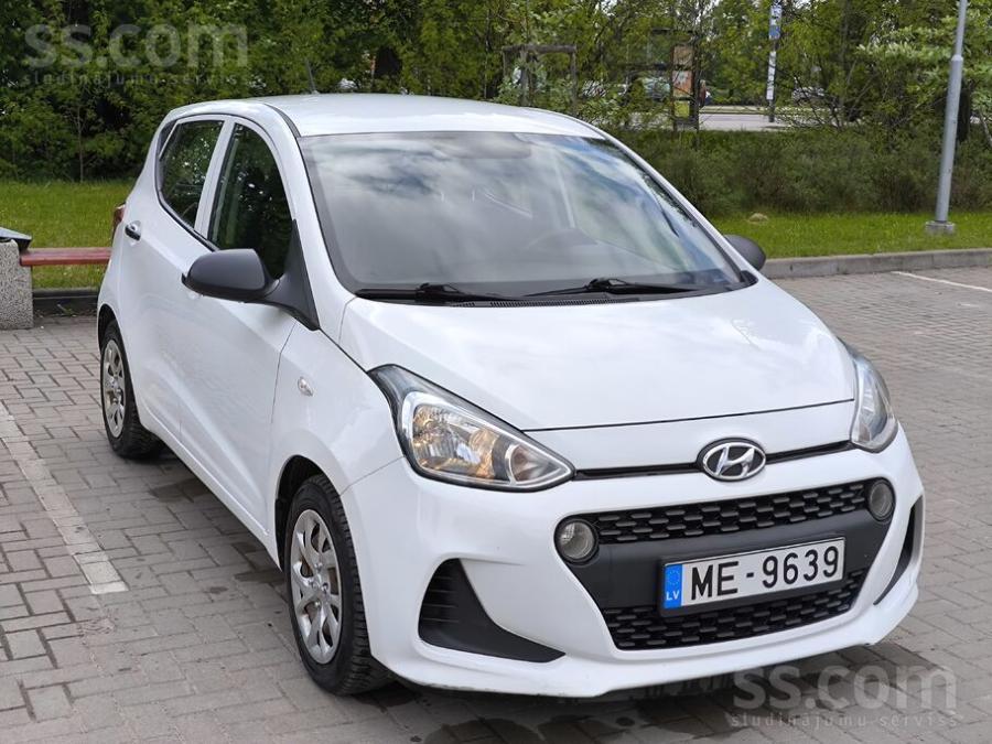 White Hyundai i10 2019 in Jelgava, with an engine capacity of 1.00 L and mileage of 183 thousand km for 4500 €, photo 1 on AUTOMOTO.COM.LV