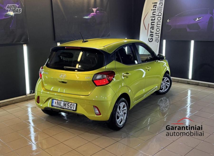 Dzeltens Hyundai i10 2025 Avižieniai, ar dzinēja tilpumu 1.00 L un nobraukumu 22 tūkst. km par 13950 €, foto 2 vietnē AUTOMOTO.COM.LV