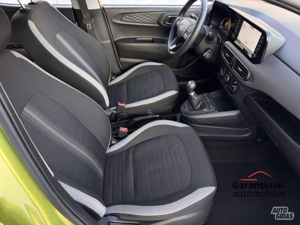 Dzeltens Hyundai i10 2025 Avižieniai, ar dzinēja tilpumu 1.00 L un nobraukumu 22 tūkst. km par 13950 €, foto 4 vietnē AUTOMOTO.COM.LV