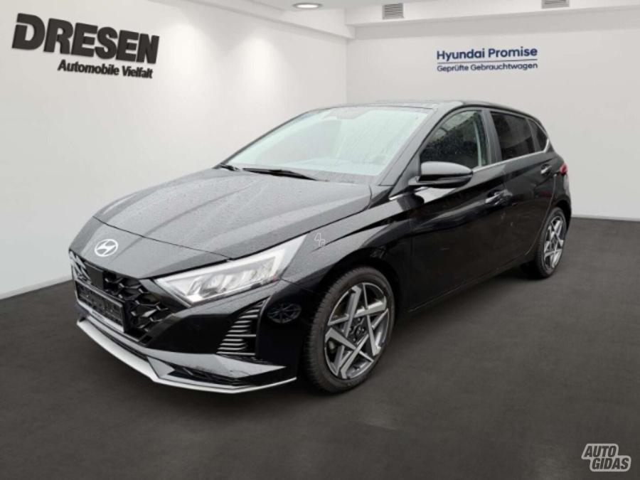 Melns Hyundai i20 2024 Kauņa, ar dzinēja tilpumu 1.00 L un nobraukumu 12 tūkst. km par 23729 €, foto 1 vietnē AUTOMOTO.COM.LV