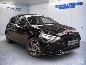 Black Hyundai i20 2025 in Kaunas, with an engine capacity of 1.00 L and mileage of 14 thousand km for 23420 €, photo 3 on AUTOMOTO.COM.LV