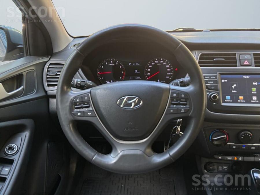 Zils Hyundai i20 2019 Rīga, ar dzinēja tilpumu 1.00 L un nobraukumu 87 tūkst. km par 10291 €, foto 13 vietnē AUTOMOTO.COM.LV