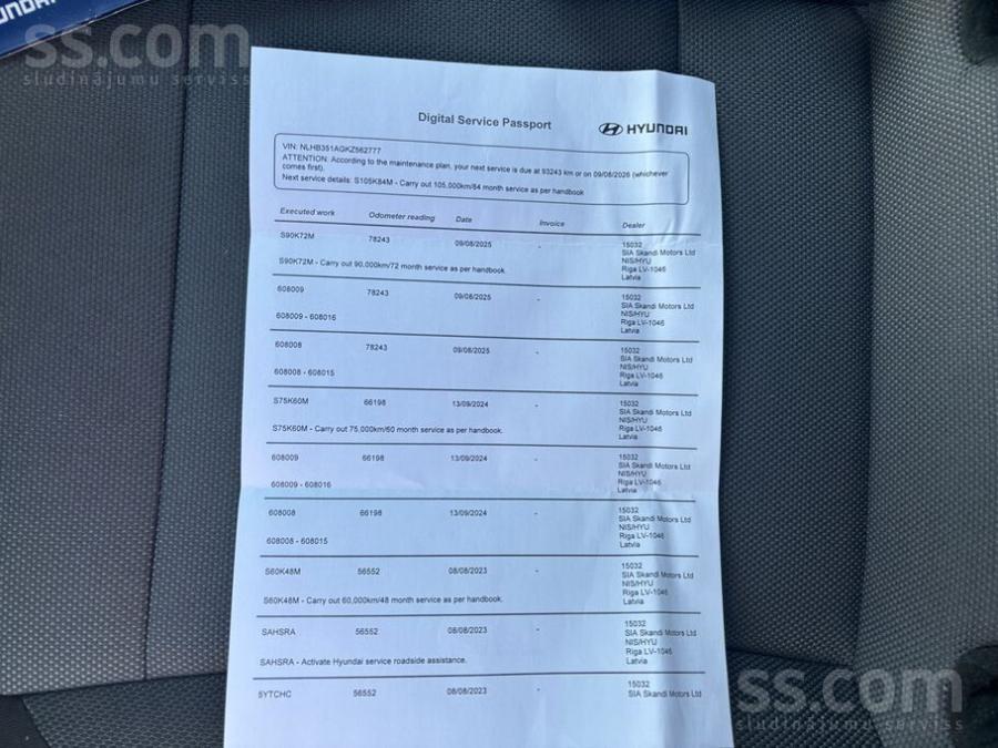 Zils Hyundai i20 2019 Rīga, ar dzinēja tilpumu 1.00 L un nobraukumu 87 tūkst. km par 10291 €, foto 28 vietnē AUTOMOTO.COM.LV