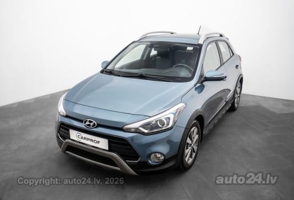 Blue Hyundai i20 2016 in Tallinn, with an engine capacity of 1.40 L and mileage of 105 thousand km for 9999 €, photo 1 on AUTOMOTO.COM.LV