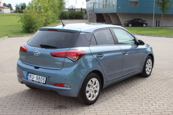 Zils Hyundai i20 2017 Jēkabpils, ar dzinēja tilpumu 1.40 L un nobraukumu 87 tūkst. km par 8500 €, foto 6 vietnē AUTOMOTO.COM.LV