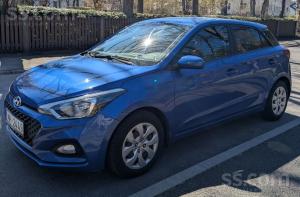 Blue Hyundai i20 2019 in Riga, with an engine capacity of 1.00 L and mileage of 79 thousand km for 8000 €, photo  on AUTOMOTO.COM.LV