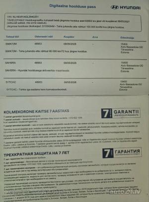 Zils Hyundai i20 2020 Tallina, ar dzinēja tilpumu 1.00 L un nobraukumu 51 tūkst. km par 11850 €, foto 15 vietnē AUTOMOTO.COM.LV