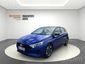 Zils Hyundai i20 2021 Rīga, ar dzinēja tilpumu 1.00 L un nobraukumu 17 tūkst. km par 13790 €, foto  vietnē AUTOMOTO.COM.LV