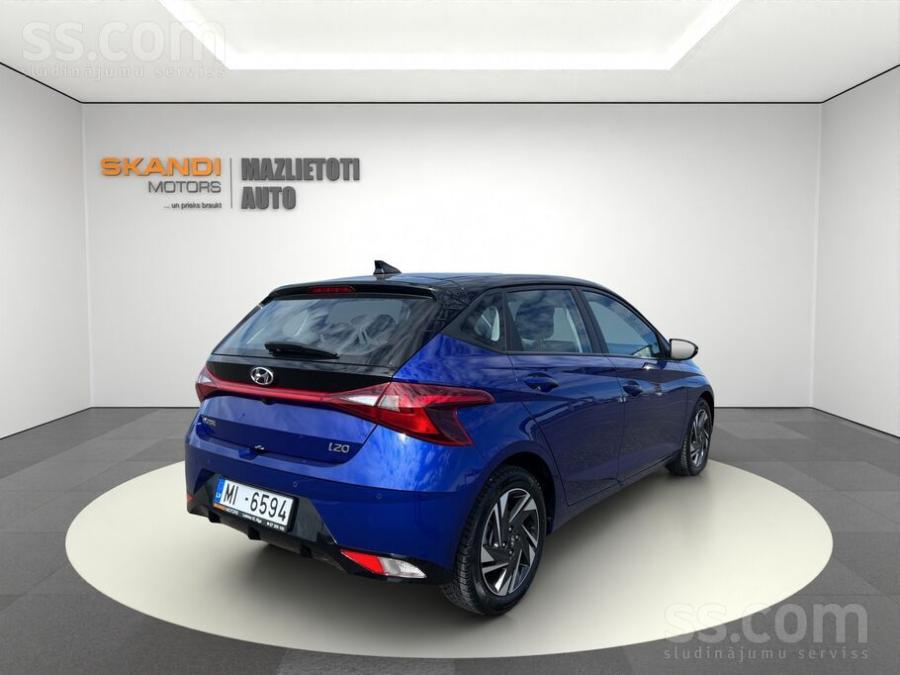 Zils Hyundai i20 2021 Rīga, ar dzinēja tilpumu 1.00 L un nobraukumu 17 tūkst. km par 13790 €, foto 7 vietnē AUTOMOTO.COM.LV