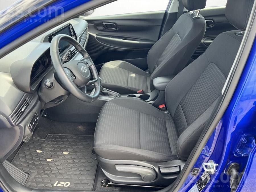 Zils Hyundai i20 2021 Rīga, ar dzinēja tilpumu 1.00 L un nobraukumu 17 tūkst. km par 13790 €, foto 10 vietnē AUTOMOTO.COM.LV