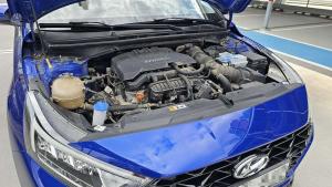 Blue Hyundai i20 2021 in Vilnius, with an engine capacity of 1.00 L and mileage of 62 thousand km for 14900 €, photo 31 on AUTOMOTO.COM.LV