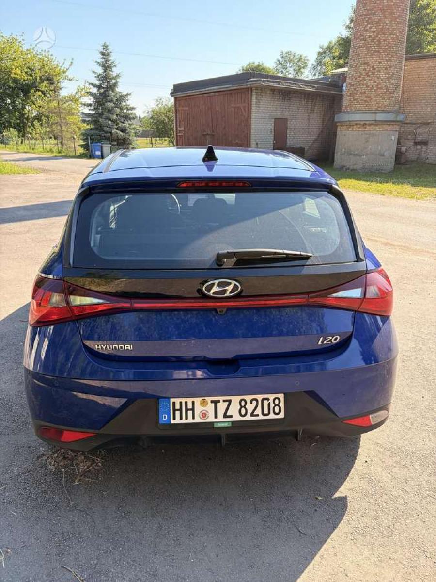 Zils Hyundai i20 2023 Marijampole, ar dzinēja tilpumu 1.00 L un nobraukumu 63 tūkst. km par 10500 €, foto 5 vietnē AUTOMOTO.COM.LV