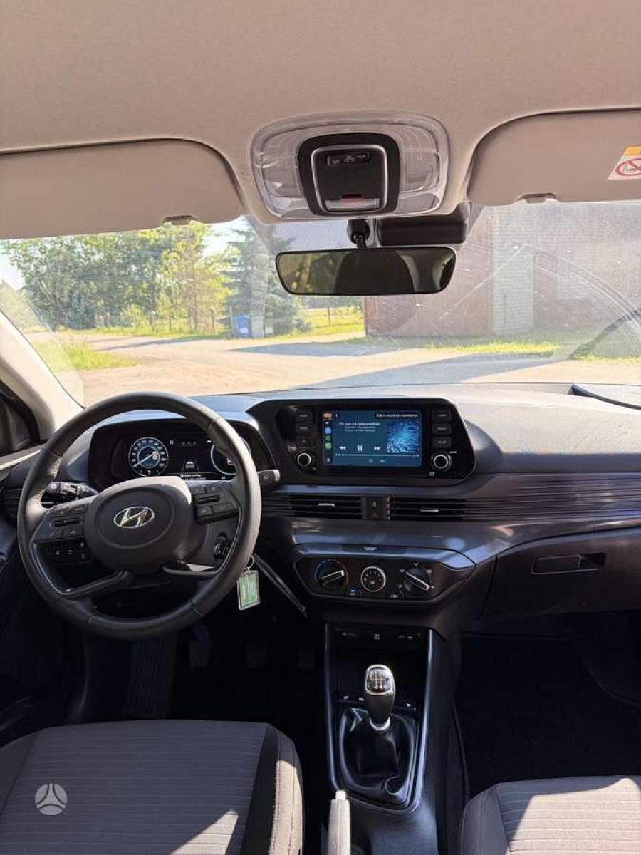 Zils Hyundai i20 2023 Marijampole, ar dzinēja tilpumu 1.00 L un nobraukumu 63 tūkst. km par 10500 €, foto 19 vietnē AUTOMOTO.COM.LV