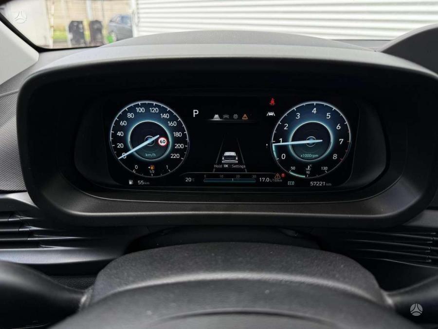 Zils Hyundai i20 2023 Viļņa, ar dzinēja tilpumu 1.00 L un nobraukumu 57 tūkst. km par 15950 €, foto 13 vietnē AUTOMOTO.COM.LV