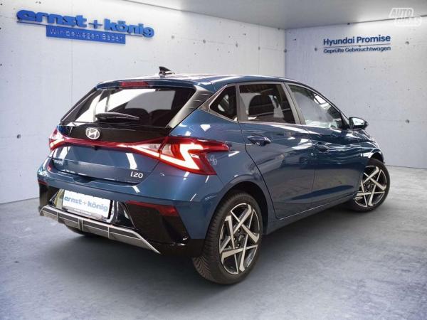Zils Hyundai i20 2025 Kauņa, ar dzinēja tilpumu 1.00 L un nobraukumu 17 tūkst. km par 23420 €, foto 3 vietnē AUTOMOTO.COM.LV