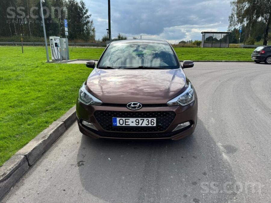Brūns Hyundai i20 2015 Daugavpils, ar dzinēja tilpumu 1.20 L un nobraukumu 75 tūkst. km par 6200 €, foto 1 vietnē AUTOMOTO.COM.LV