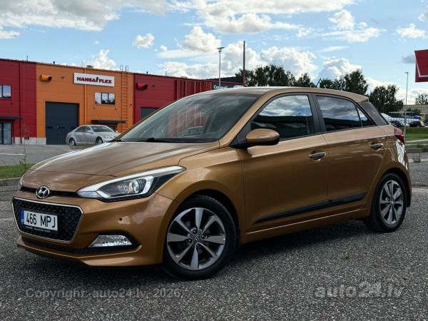 Brown Hyundai i20 2015 in Tartu, with an engine capacity of 1.40 L and mileage of 87 thousand km for 7999 €, photo 3 on AUTOMOTO.COM.LV