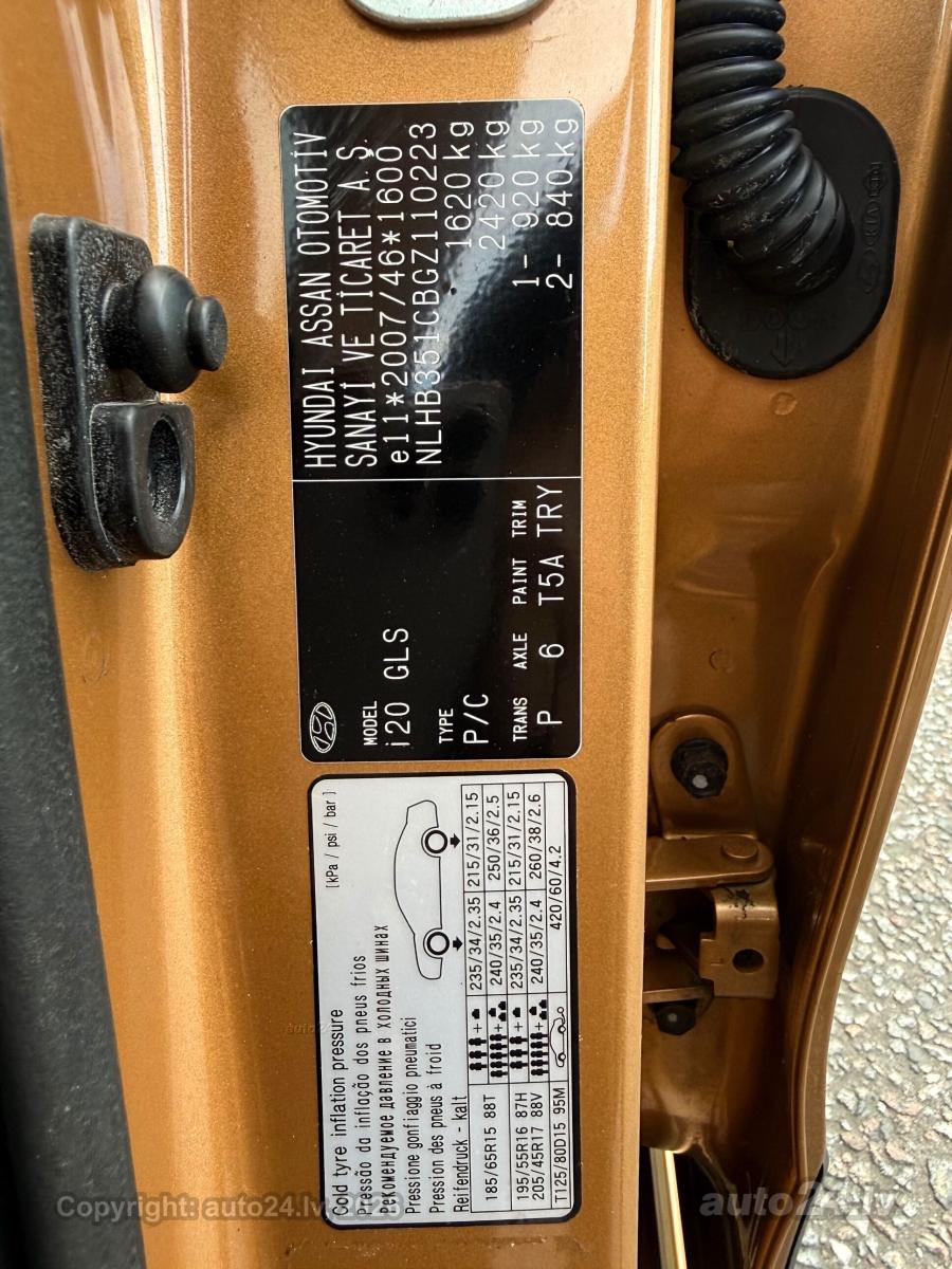 Brown Hyundai i20 2015 in Tartu, with an engine capacity of 1.40 L and mileage of 87 thousand km for 7999 €, photo 21 on AUTOMOTO.COM.LV