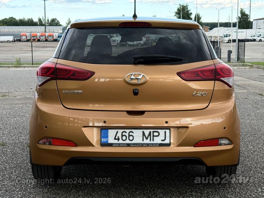 Brown Hyundai i20 2015 in Tartu, with an engine capacity of 1.40 L and mileage of 87 thousand km for 7999 €, photo 24 on AUTOMOTO.COM.LV