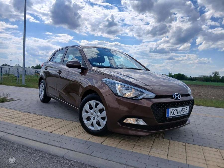 Brūns Hyundai i20 2016 Marijampole, ar dzinēja tilpumu 1.12 L un nobraukumu 152 tūkst. km par 5150 €, foto 6 vietnē AUTOMOTO.COM.LV