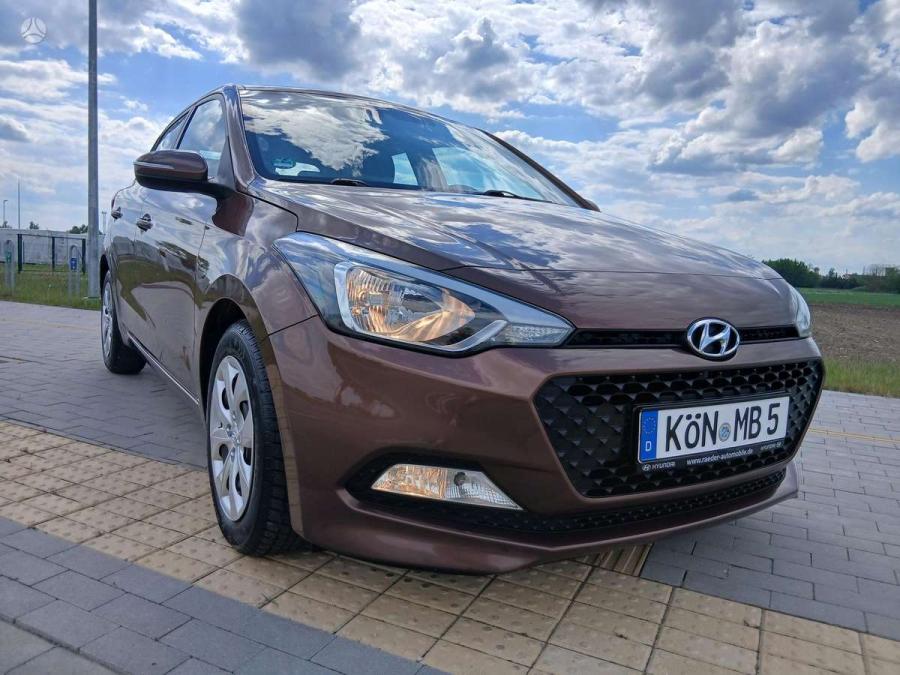 Brūns Hyundai i20 2016 Marijampole, ar dzinēja tilpumu 1.12 L un nobraukumu 152 tūkst. km par 5150 €, foto 22 vietnē AUTOMOTO.COM.LV