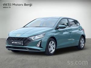 Green Hyundai i20 2025 in Riga, with an engine capacity of 1.20 L and mileage of 9 thousand km for 16990 €, photo  on AUTOMOTO.COM.LV