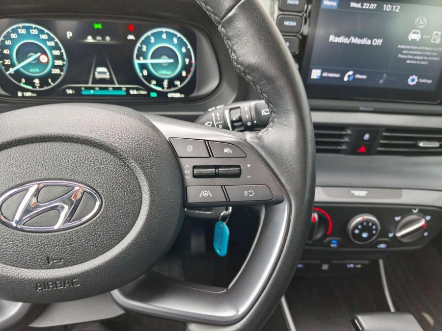 Pelēks Hyundai i20 2022 Viļņa, ar dzinēja tilpumu 1.00 L un nobraukumu 67 tūkst. km par 13500 €, foto 14 vietnē AUTOMOTO.COM.LV