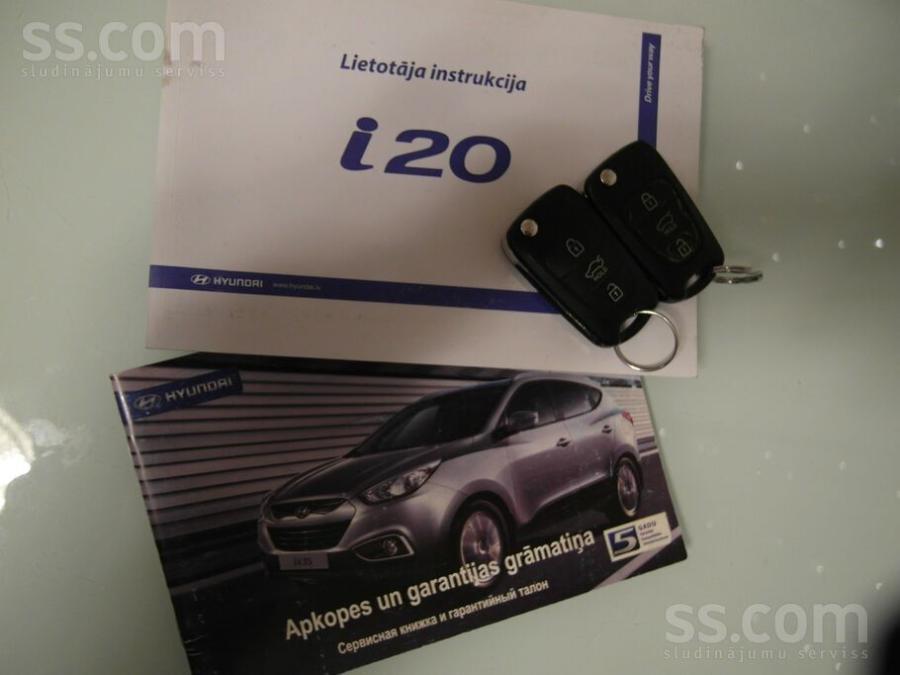 Grey Hyundai i20 2011 in Riga, with an engine capacity of 1.40 L and mileage of 160 thousand km for 3150 €, photo 21 on AUTOMOTO.COM.LV