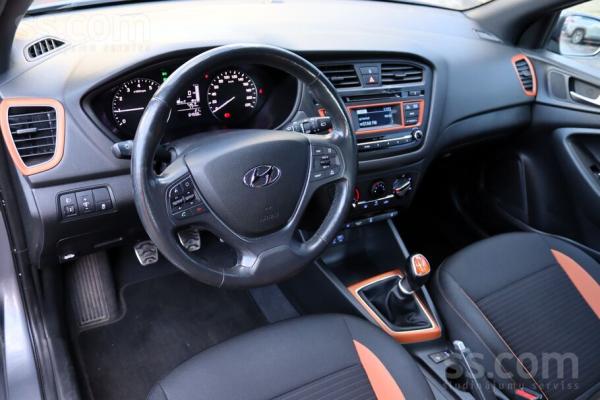 Pelēks Hyundai i20 2017 Rīga, ar dzinēja tilpumu 1.00 L un nobraukumu 65 tūkst. km par 8990 €, foto 10 vietnē AUTOMOTO.COM.LV