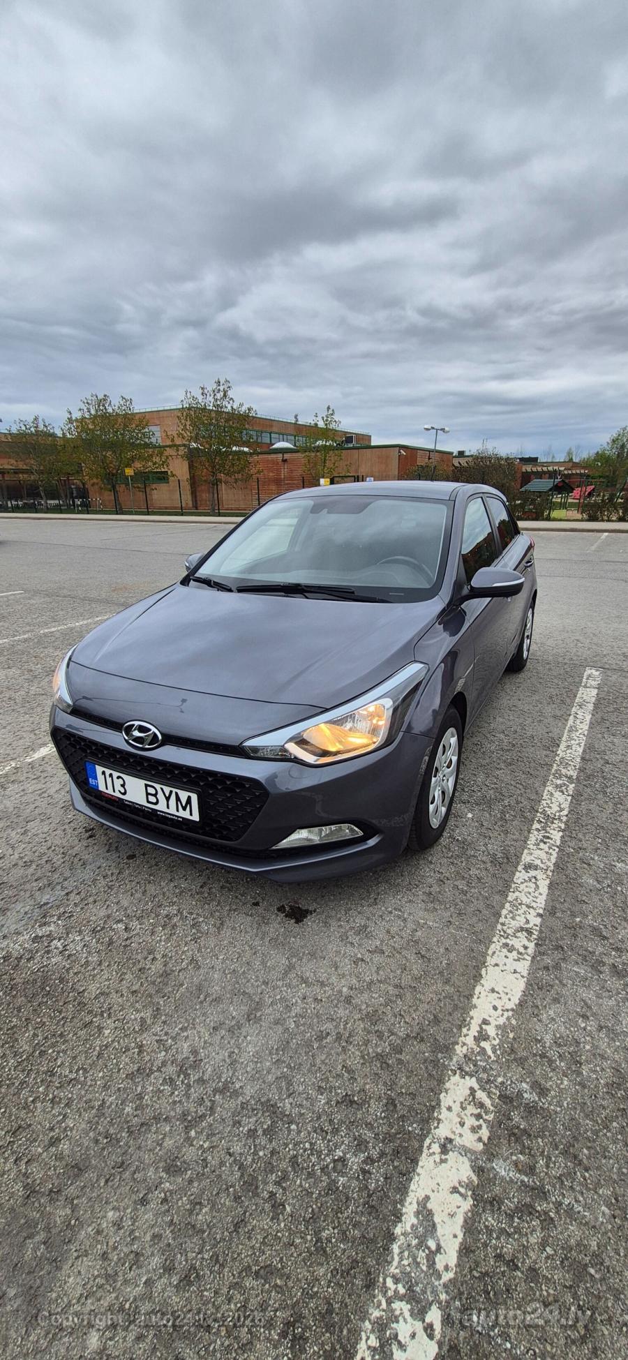Pelēks Hyundai i20 2018 Tallina, ar dzinēja tilpumu 1.20 L un nobraukumu 78 tūkst. km par 8500 €, foto 1 vietnē AUTOMOTO.COM.LV