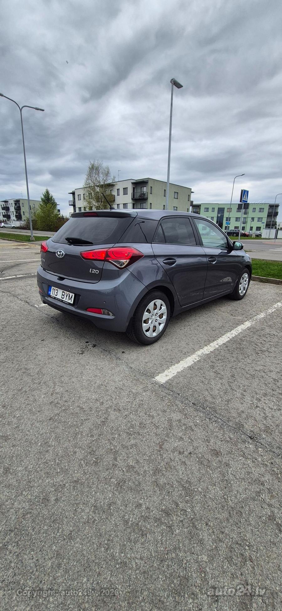 Pelēks Hyundai i20 2018 Tallina, ar dzinēja tilpumu 1.20 L un nobraukumu 78 tūkst. km par 8500 €, foto 6 vietnē AUTOMOTO.COM.LV