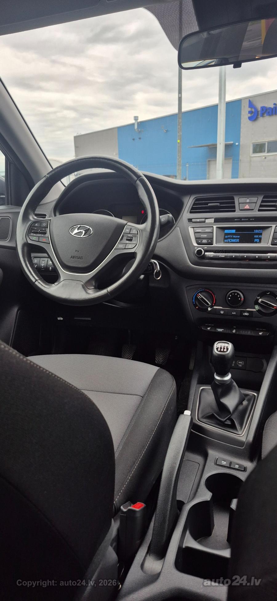 Pelēks Hyundai i20 2018 Tallina, ar dzinēja tilpumu 1.20 L un nobraukumu 78 tūkst. km par 8500 €, foto 10 vietnē AUTOMOTO.COM.LV