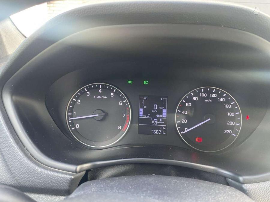Pelēks Hyundai i20 2018 Panevēža, ar dzinēja tilpumu 1.24 L un nobraukumu 76 tūkst. km par 6400 €, foto 9 vietnē AUTOMOTO.COM.LV